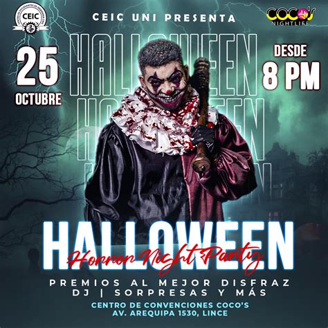 Ceic 🎃👻 🅷🅰🅻🅻🅾🆆🅴🅴🅽 🅷🅾🆁🆁🅾🆁 🅽🅸🅶🅷🆃 🅿🅰🆁🆃🆈 🎃👻 ¡𝗖𝗘𝗜𝗖 𝗨𝗡𝗜 𝘁𝗲 𝗶𝗻𝘃𝗶𝘁𝗮 𝗮 𝗹𝗮