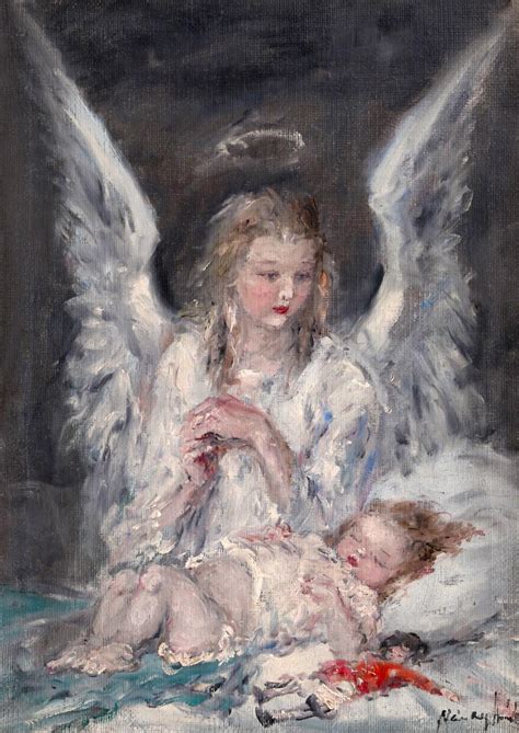 Sold At Auction Aurél Náray Aurel Naray Guardian Angel