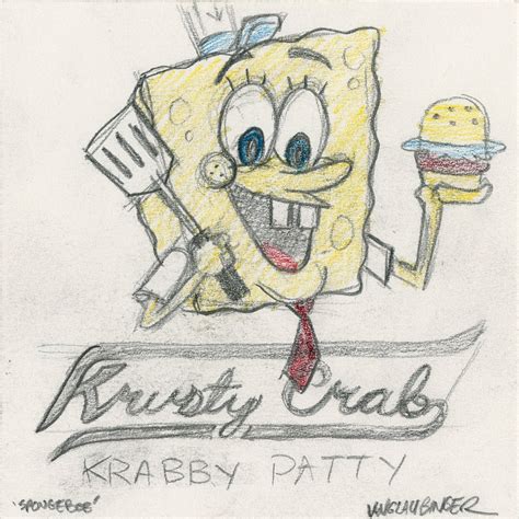 First Spongebob Drawing