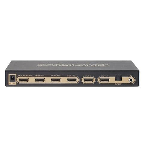 4 x 2 hdmi av matrix switcher splitter free shipping with same day
