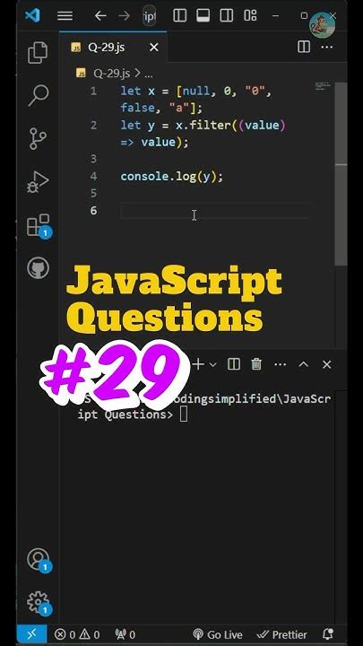 29 Javascript Questions Series Coding Webdevelopment
