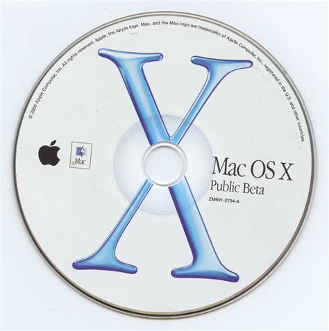Mac Os X Public Beta Zm691 2794 A Apple Computer 2000 Free Download Borrow And Streaming