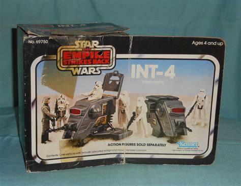 Vintage Original Kenner Star Wars Esb Int 4 Interceptor Empty Box
