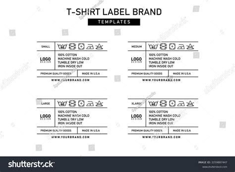 Clothing Label Tag Concept Idea Vector Stock Vector Royalty Free