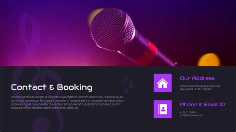 Music Band Powerpoint Presentation Templates Slidekit