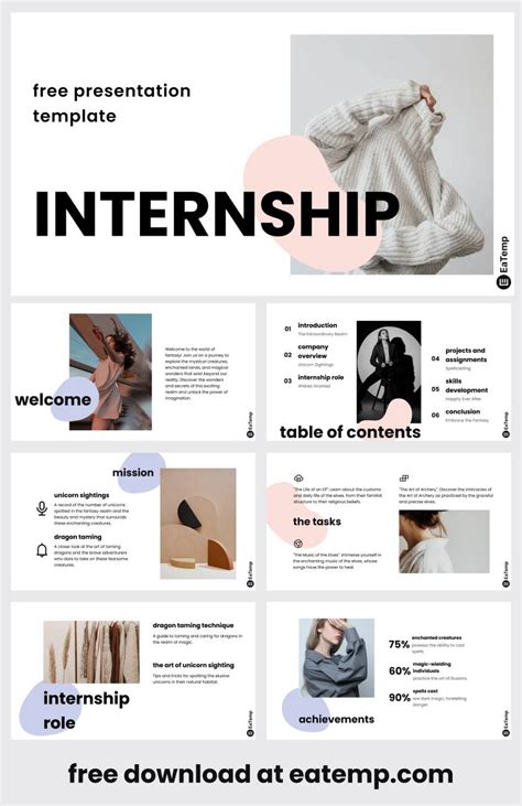 Internship Ppt Templates Free Download Free Printables