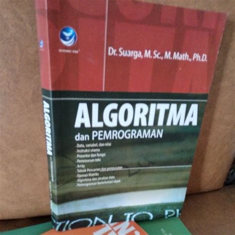 Jual BUKU ALGORITMA DAN PEMROGRAMAN By Dr Suarga ORIGINAL Shopee Indonesia