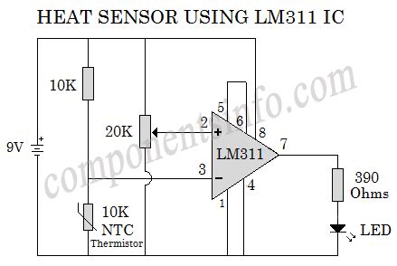 LM311 Pinout Applications Equivalent Description Features Components Info
