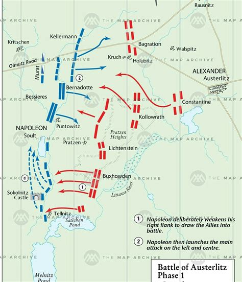 Battle Of Austerlitz Map
