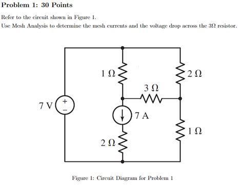 Solved Problem 1 30 Points Refer To The Circuit Shown In