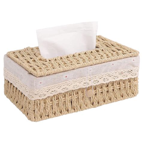 Paper Rope Foam Box Foam Box Foam Distributor With Lining Foam Box Organizer Bohemian