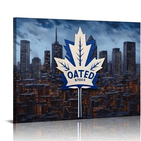 Comio Toronto Sports Maple Leafs Poster Ice Hockey Canvas Wall Art Home