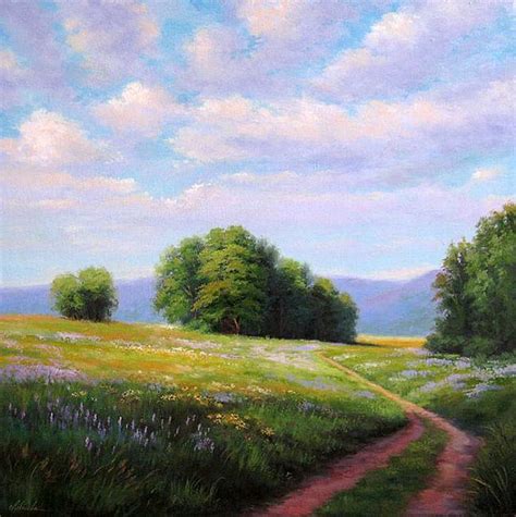 Картины известных художников пейзажи лето