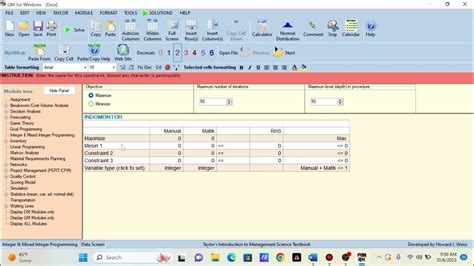 Modul Integer Programming Soal 2 Youtube