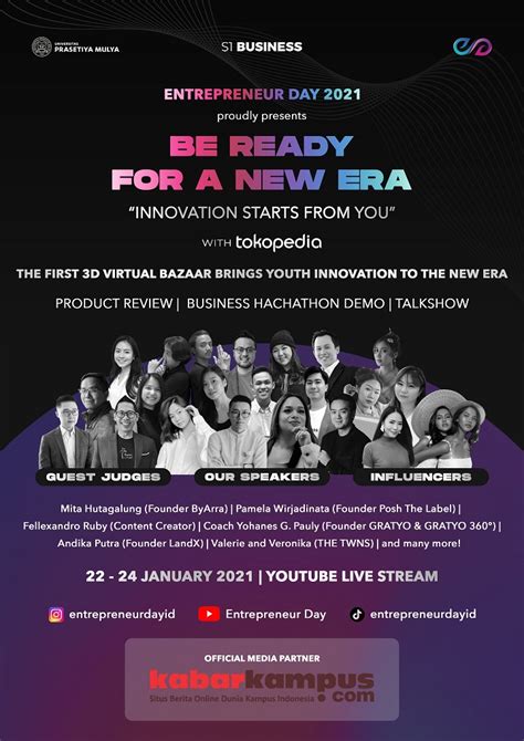 Entrepreneur Day 2021 Hadirkan Business 3d Virtual Bazaar