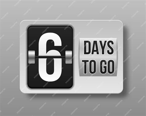 Premium Vector Number Days Left Countdown