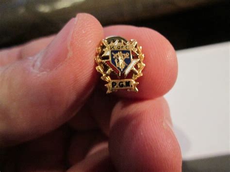 14k Gold Lapel Pin K Of C Wefferling Berry Co Bba… Gem