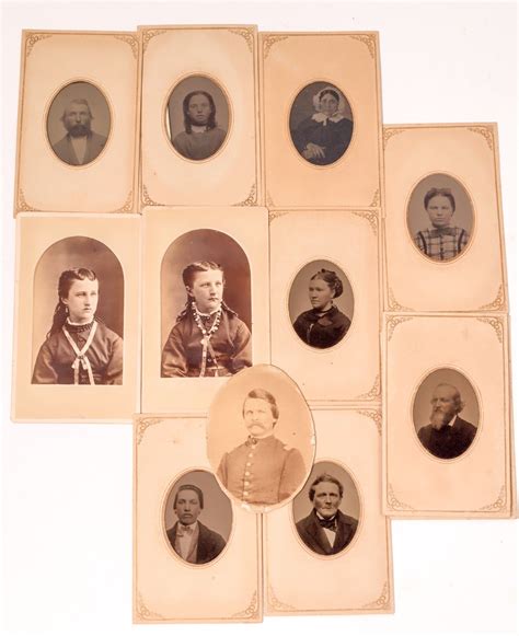 Early Cdv Tintypes And 2 Cdv [152893]