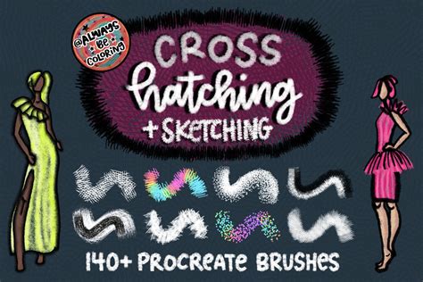 Procreate Hatching Brush Set Brushes ~ Creative Market Procreate Hatching Brush Set Brushes ~ Creative Market