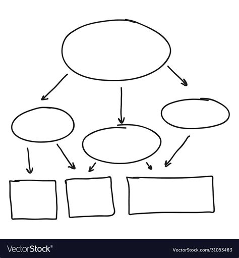 Abstract Flowchart Royalty Free Vector Image VectorStock