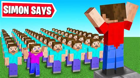 Playing Simon Says In Minecraft Youtube