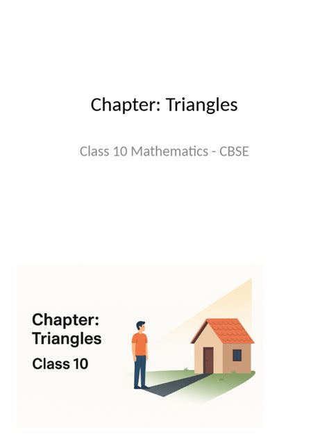 Class 10 Triangles With Diagrams And Examples Pdf