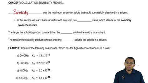 use the values of ksp in appendix c to calculate the molar solubi