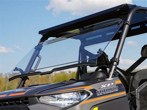 Polaris Ranger (Pro-Fit) XP 1000 Tilting Scratch Resistant Windshield (2018+) - Spike Powersports