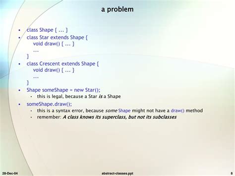Ppt Abstract Classes And Interfaces In Java Programming Powerpoint