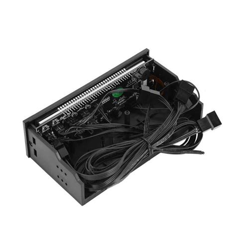 5 Fans Controller Cpu Temp Sensor Pc Cooling Drive Bay Front £2805 Picclick Uk