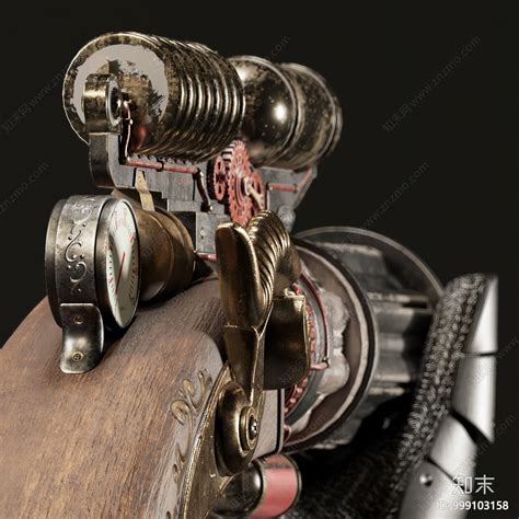 美式手枪3d模型下载【id 999103158】 知末3d模型网