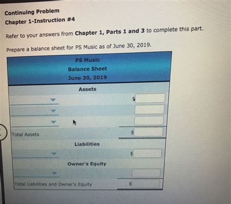 Continuing Problem Chapter 1 Instruction 2 Refer To