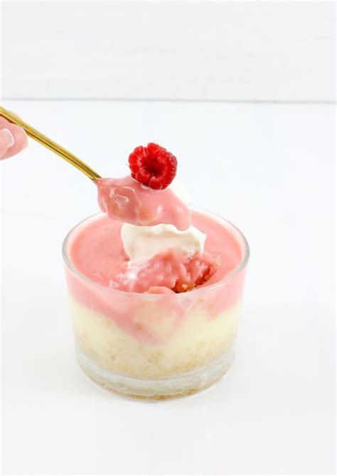 Raspberry Prosecco Cheesecake Cups