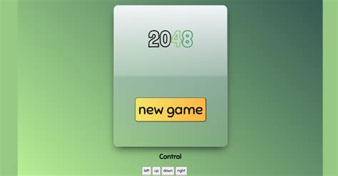 Create 2048 Game Code Using Html And Javascript