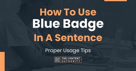Badge Example Sentence At Jamie Spinelli Blog