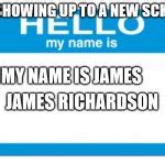 Hello My Name Is Meme Generator Imgflip