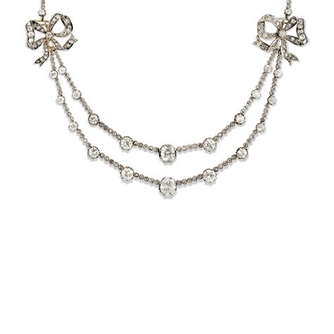 Collana Con Diamanti Xix Secolo Christies