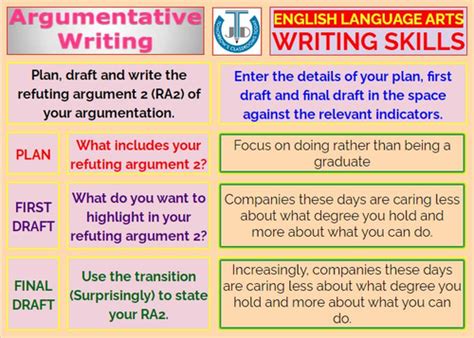Argumentation Reading And Writing 23 Worksheets With Answers