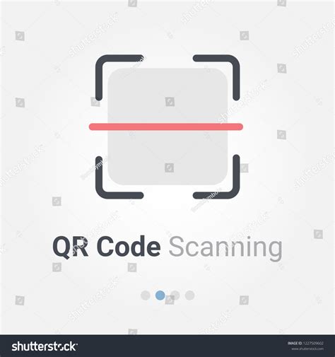 Qr Code Scanning Vector Icon Stock Vector Royalty Free Shutterstock
