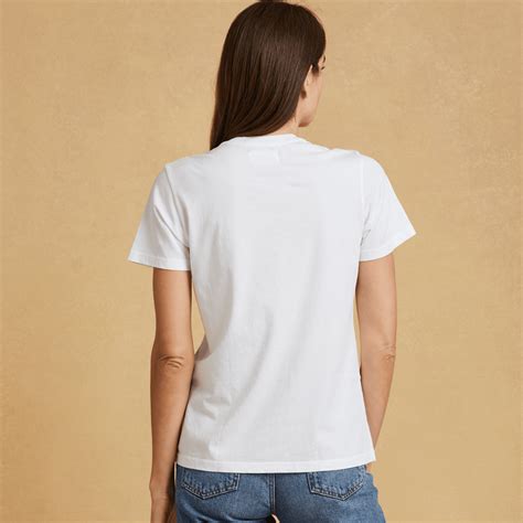 White Cotton T Shirt