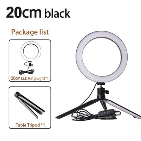 162026cm Led Selfie Ring Light Dimmable Led Ring Grandado