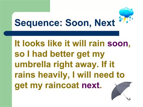 English Grammar Conjunctive Adverbs Sequence Ppt