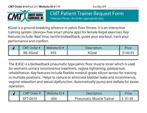 Rx Pad Program Archives ~ Cmt Medical