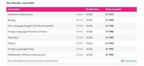 Igcse Results Igcse