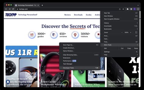 how to take full page screenshot in chrome techpp