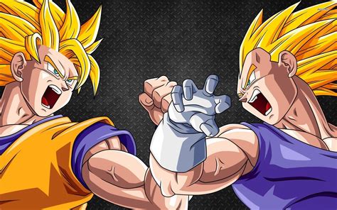 Dragon Ball Z Goku Vs Vegeta Wallpapers Wallpaper Cave