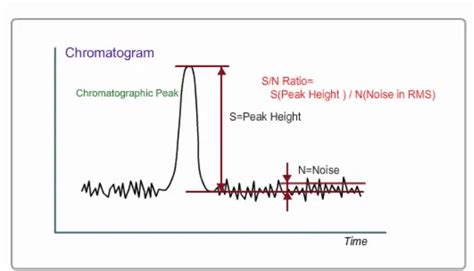 how to calculate signal to noise ratio process in labsolutions shimadzu
