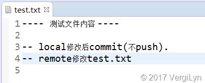 Gitgit使用 冲突conflict的解决演示 淡丶无欲 博客园