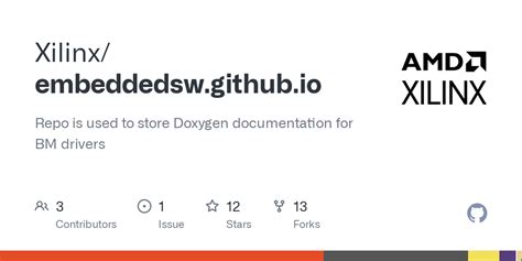 github xilinx repo is used to store doxygen documentation for bm drivers
