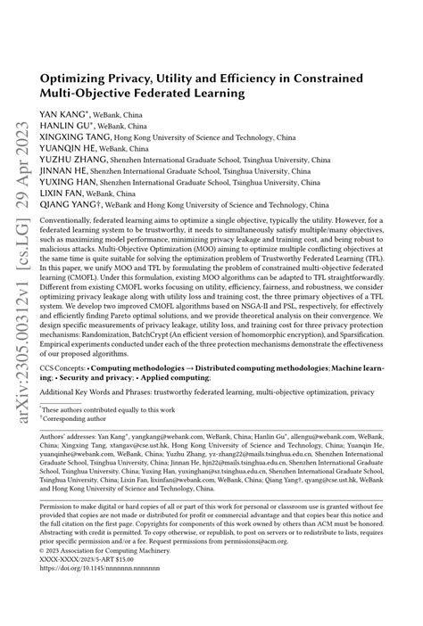 pdf optimizing privacy utility and efficiency in constrained multi